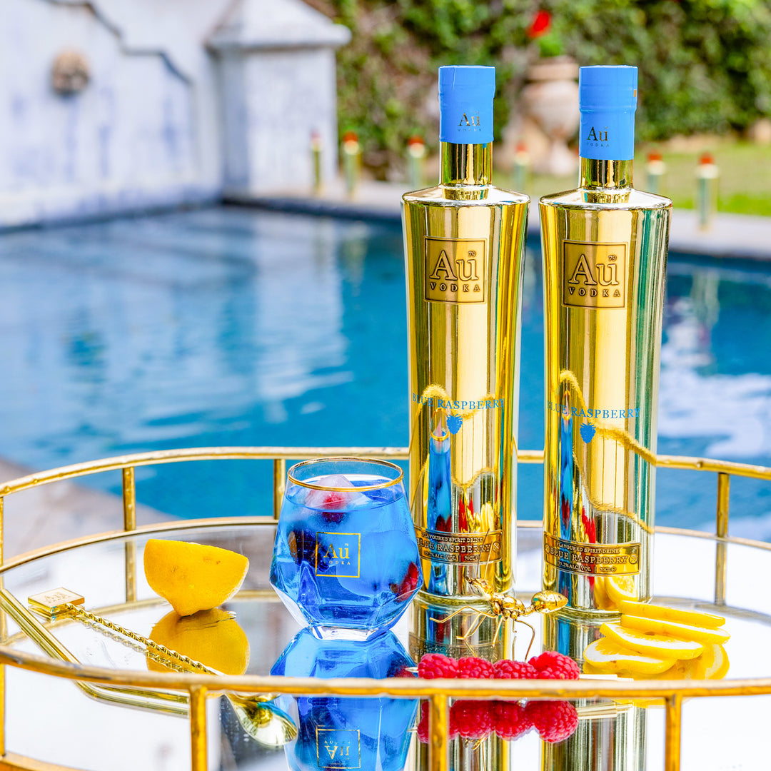 Blue Raspberry Vodka 70 cl - Au Vodka Europe
